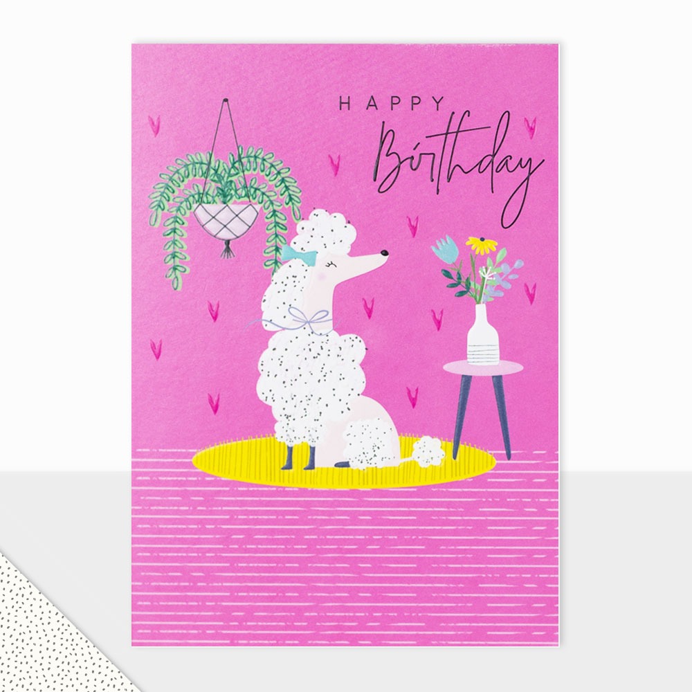 Halcyon Birthday Poodle | Laura Darrington Design Trade